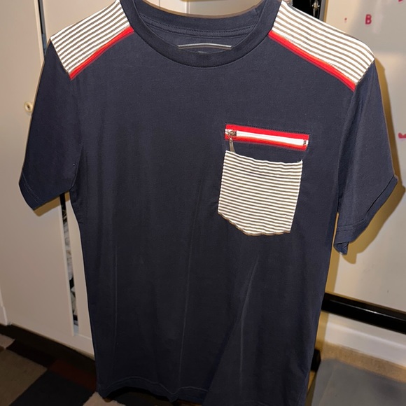 Fuel 67 | Shirts | Casual Short Sleeve Fuel 67 T Shirt Navy Blue With ...